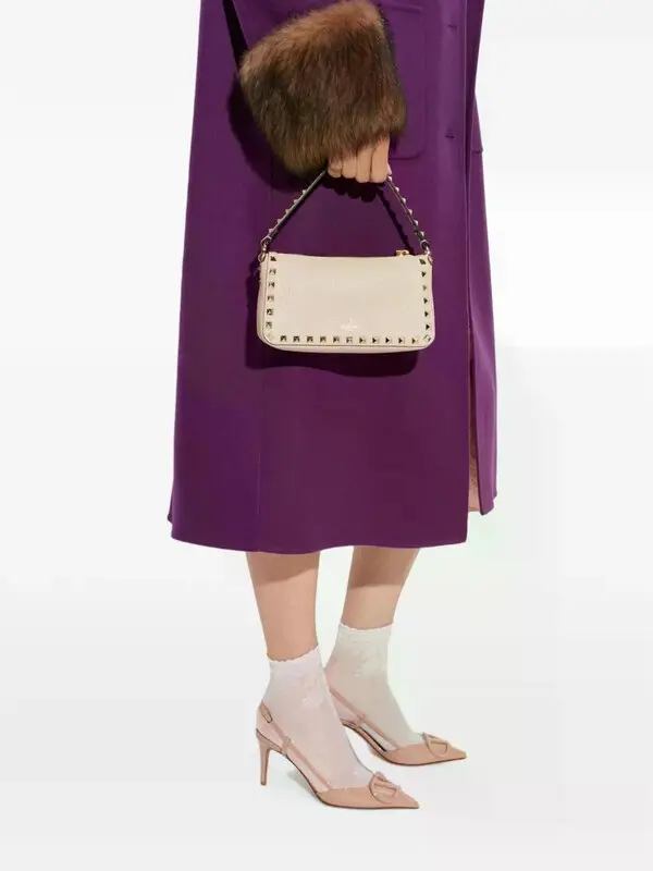 Valentino Garavani Rockstud Leather Tote Bag - Pink
