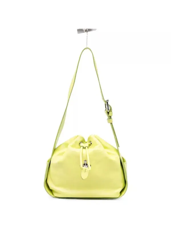 VIVIENNE WESTWOOD Stacey Orb-plaque Bucket Bag - Green