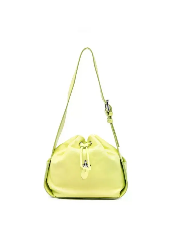 VIVIENNE WESTWOOD Stacey Orb-plaque Bucket Bag - Green