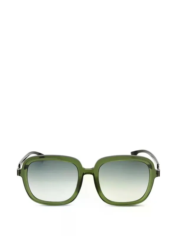 IC! BERLIN Square Frame Sunglasses With Gradient Lenses