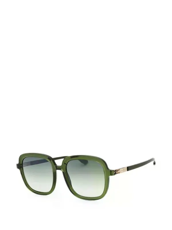 IC! BERLIN Square Frame Sunglasses With Gradient Lenses
