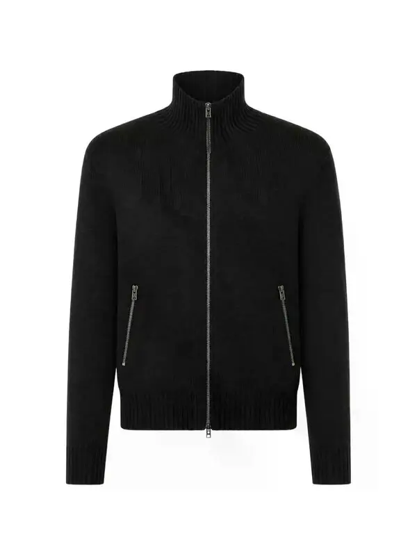 TOM FORD Zip-up Cardigan - Black