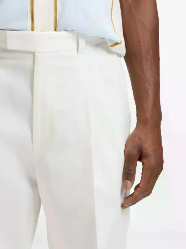 BOSS Pleated Relaxed-fit Tailored Trousers