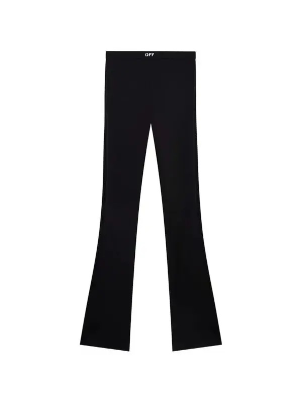 Off-White Off Stamp Split-leg Leggings - Black