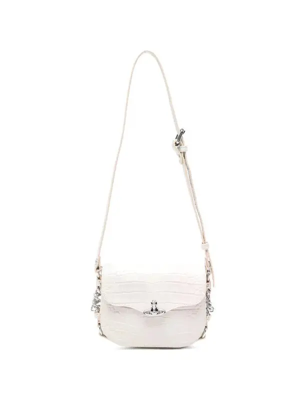 VIVIENNE WESTWOOD Hunter Leather Cross Body Bag