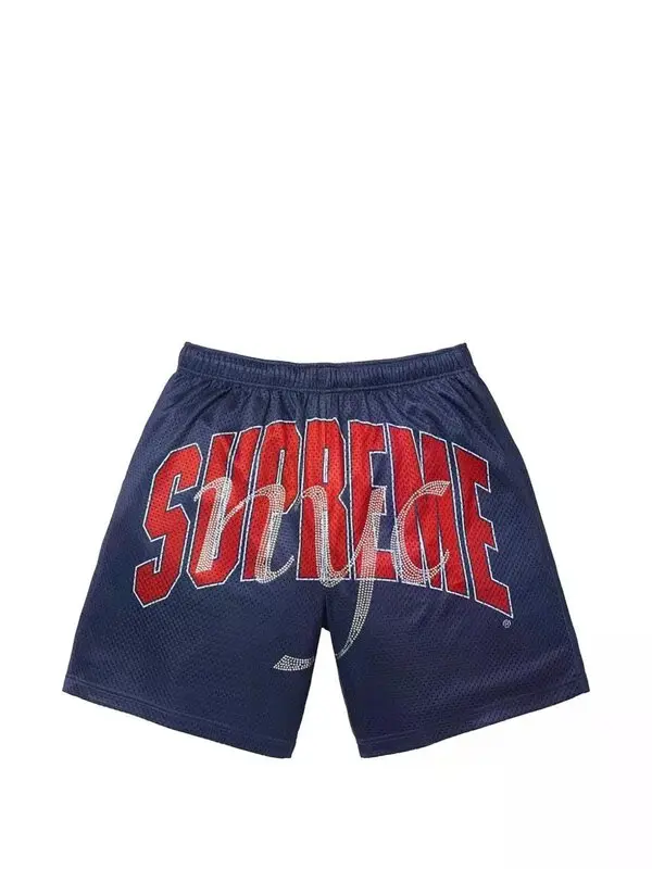 Supreme Rhinestone Mesh Shorts