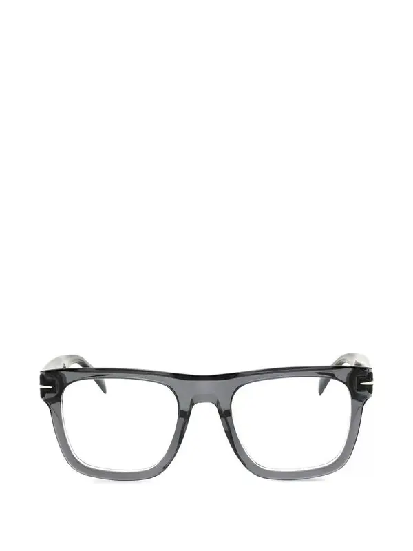 DB EYEWEAR BY DAVID BECKHAM Square Frame Eyeglasses - Grey
