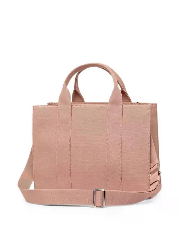 Karl Lagerfeld Logo Print Canvas Tote Bag - Pink
