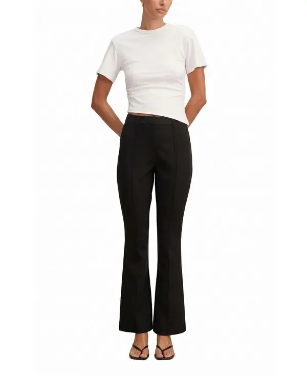 EVER NEW Melanie Pintuck Flared Leg Pants