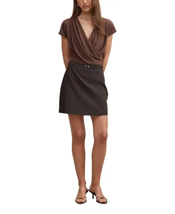 EVER NEW Eloise Belted Mini Skirt