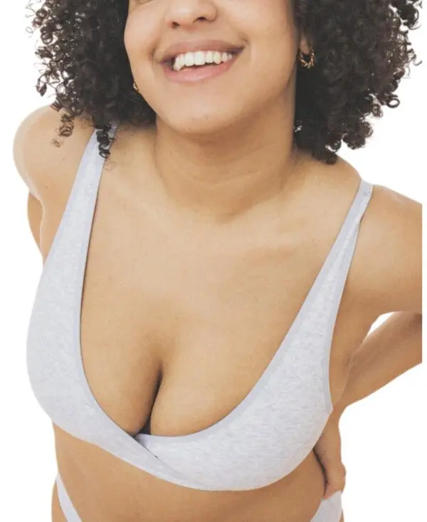 BRABAR Cotton Stretch Rib U-back Bralette Sports Bra
