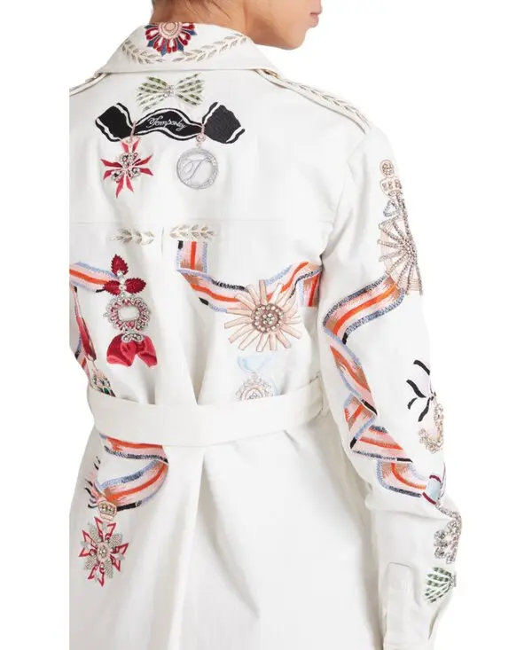 TEMPERLEY LONDON Diamantine Shirt Jacket