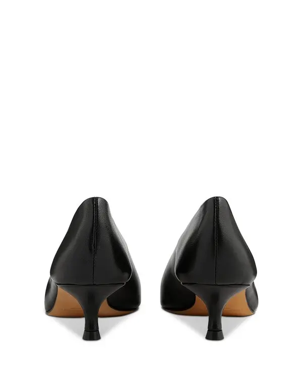 Le Monde Beryl Babouche Kitten Heel Pumps - Black