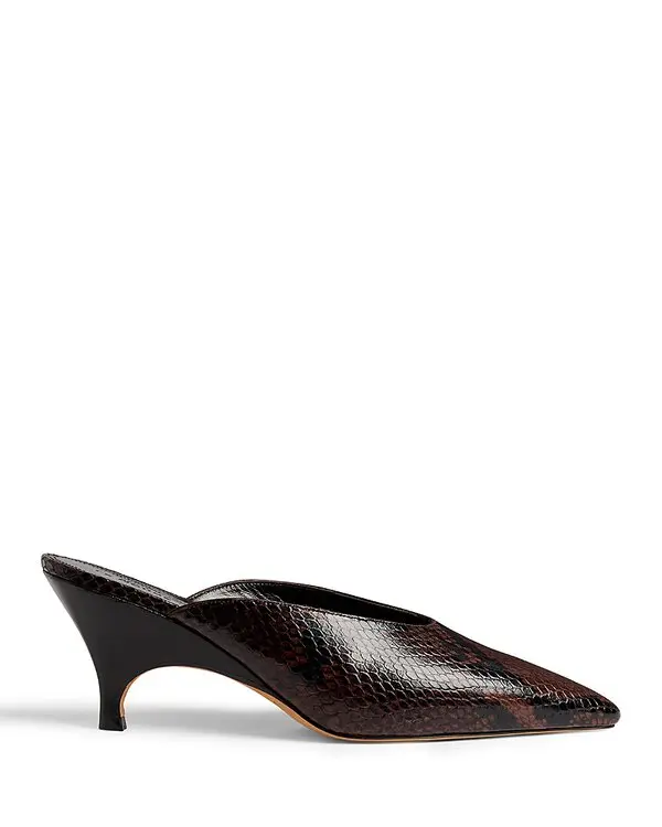 Le Monde Beryl Petra Mules - Chocolate