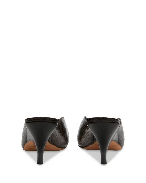 Le Monde Beryl Petra Mules - Chocolate