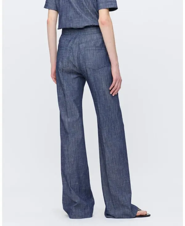 CALLAS MILANO High Rise Flared Leg Jeans