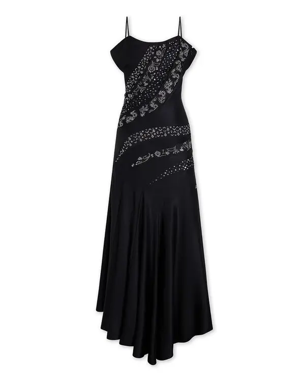 Rabanne Embellished Asymmetric Dress