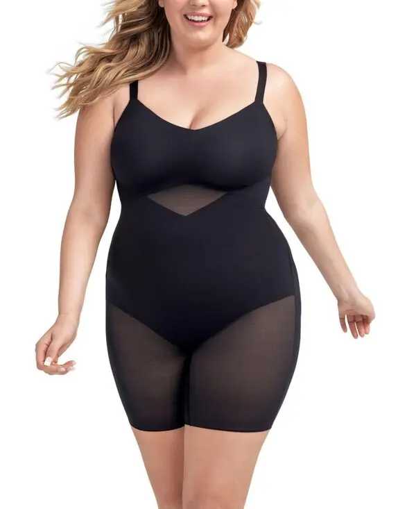 HONEYLOVE Superpower Mid-thigh Bodysuit - Runway