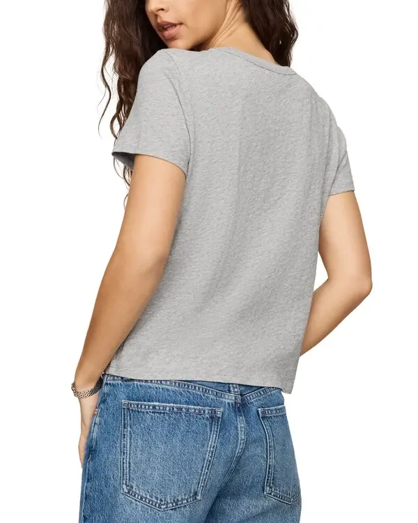 Z Supply Junie Slub T Shirt - Classic Heather Grey