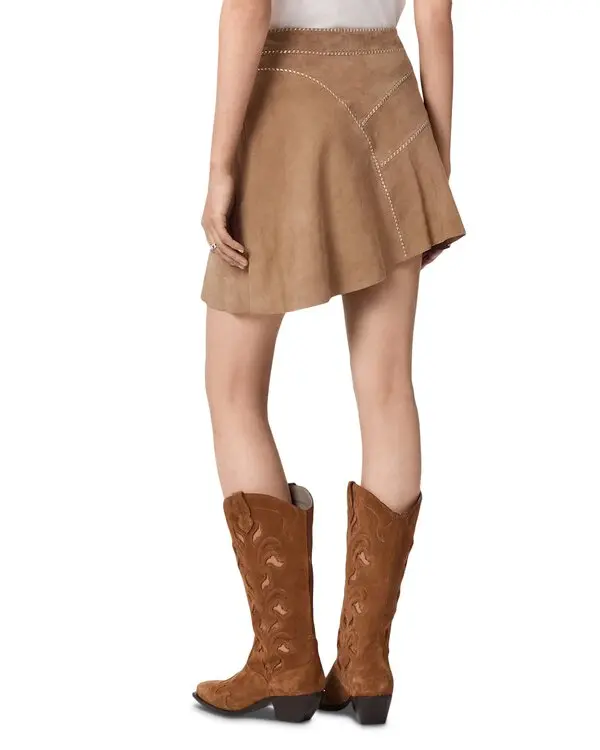 ALLSAINTS Clara Suede Mini Skirt