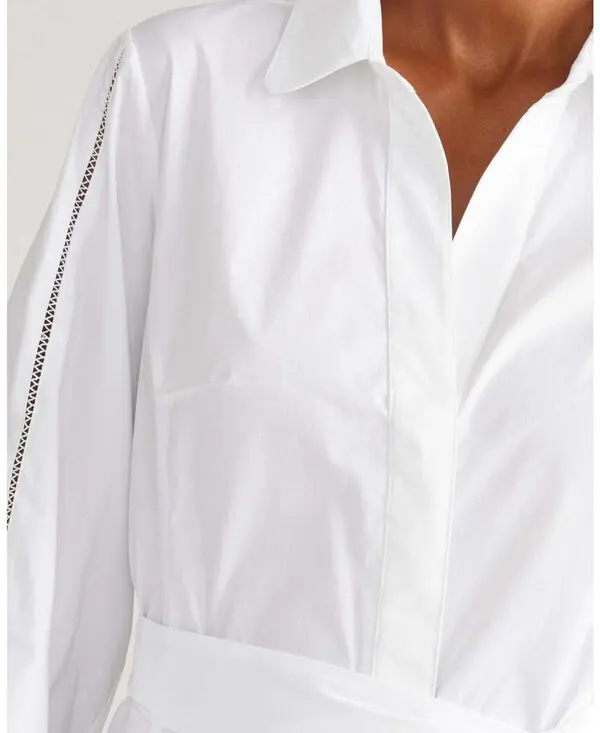 Universal Standard Plus Claire Stretch Poplin Shirtdress