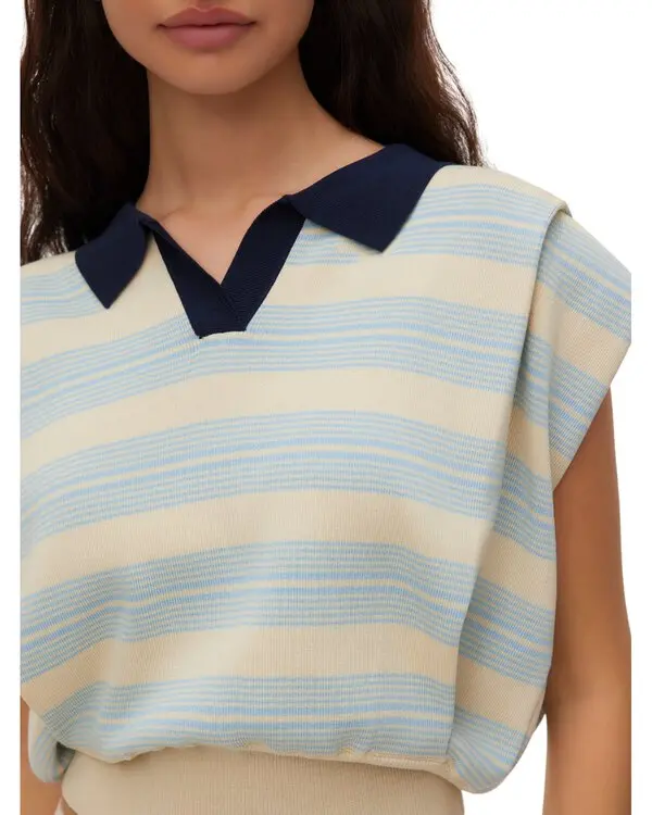 Vero Moda Sleeveless Polo Neck Pullover Sweater