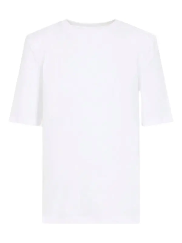 THE FRANKIE SHOP Carrington Cotton T-shirt - White