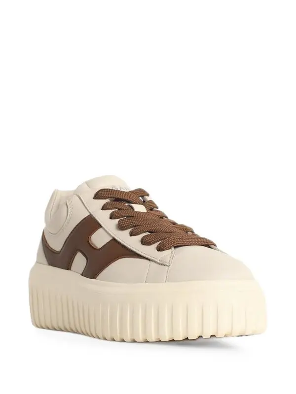 Hogan H-stripes Leather Sneakers