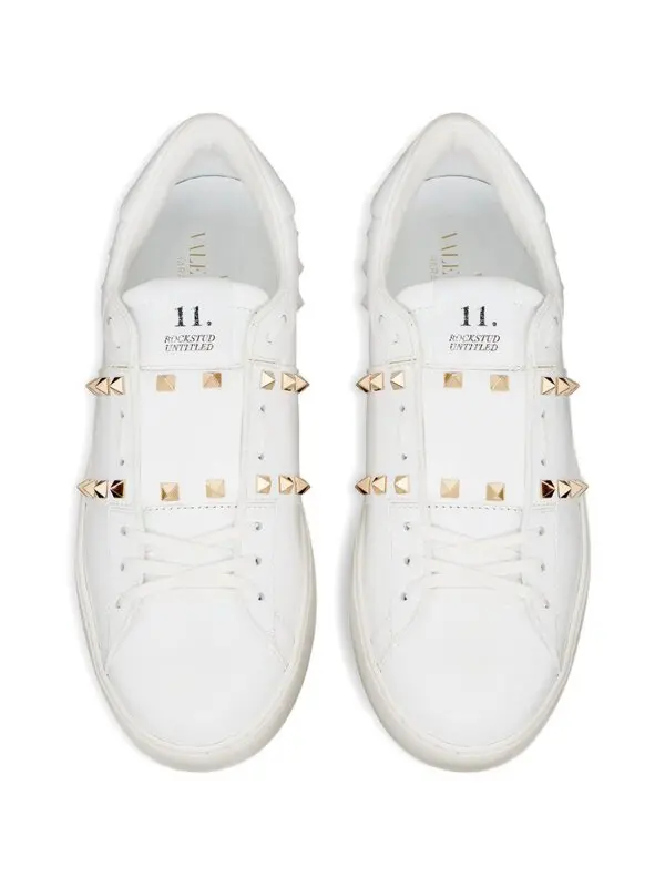 Valentino Garavani Rockstud Untitled Leather Sneakers