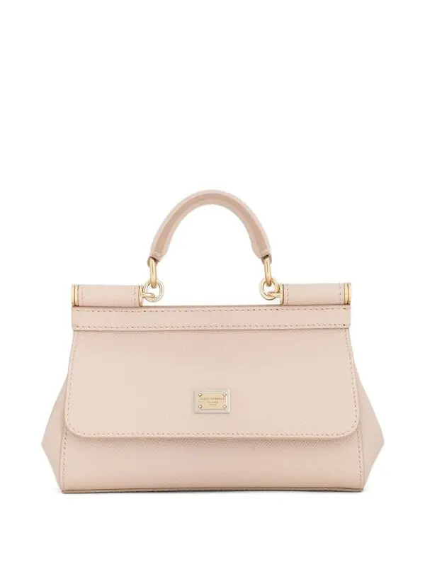 Dolce & Gabbana Sicily Small Leather Handbag - Pink
