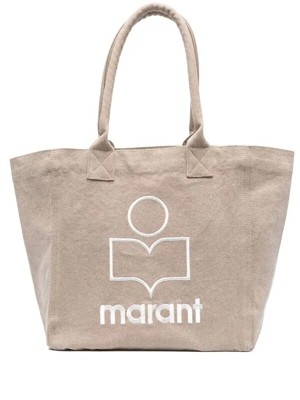 Isabel Marant Étoile Yenky Small Cotton Tote - Beige