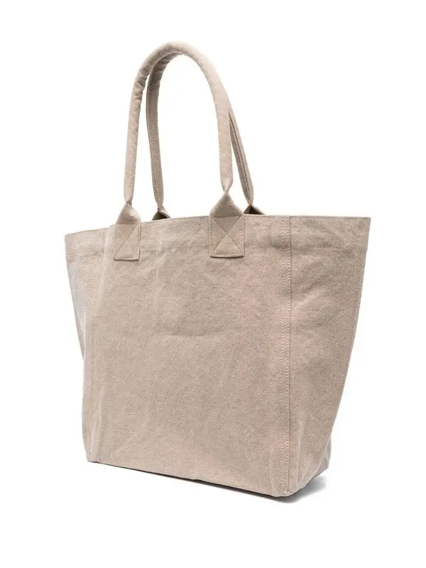 Isabel Marant Étoile Yenky Small Cotton Tote - Beige