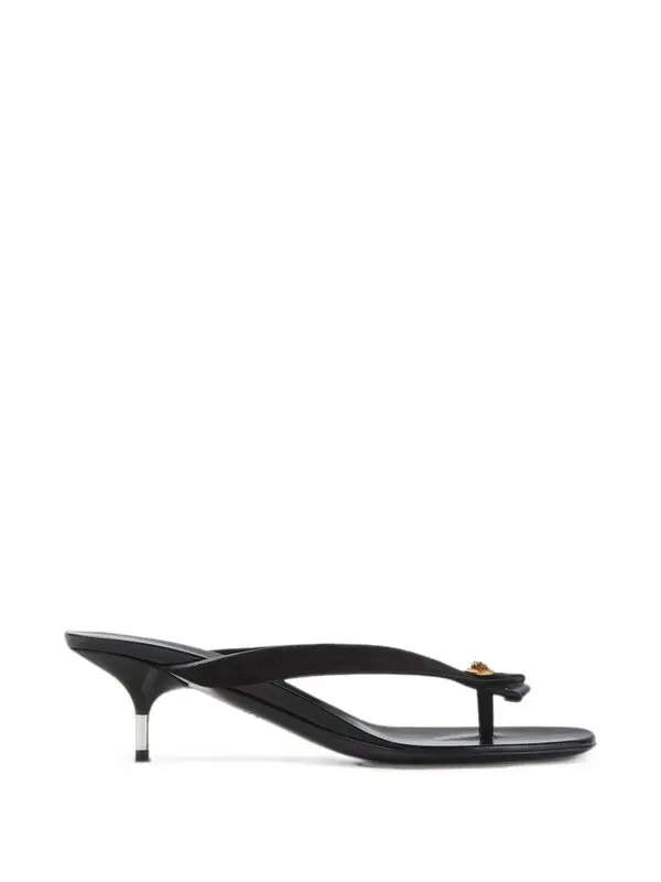 Versace Medusa Mini Heeled Sandals - Nero