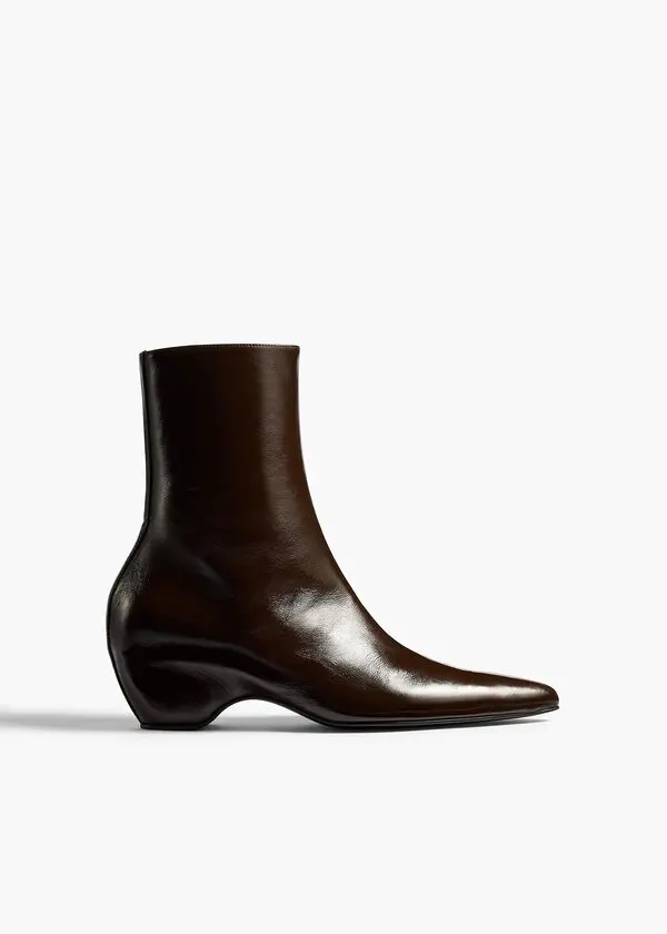 Khaite Sybil Ankle Boot - Cacao