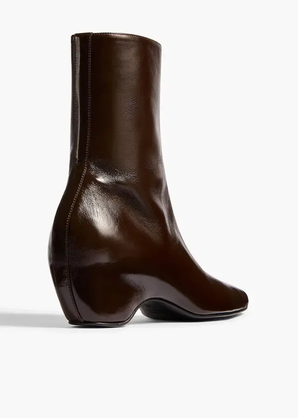 Khaite Sybil Ankle Boot - Cacao