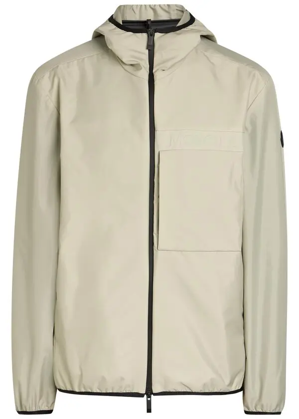 Moncler Fonteghi Hooded Nylon Jacket - Stone