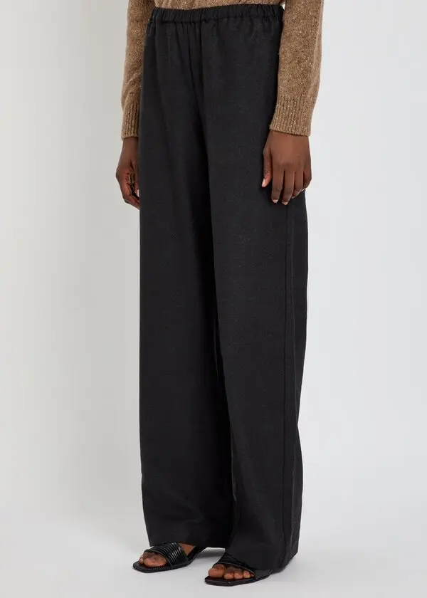 RÓHE Relaxed Straight-leg Wool Trousers