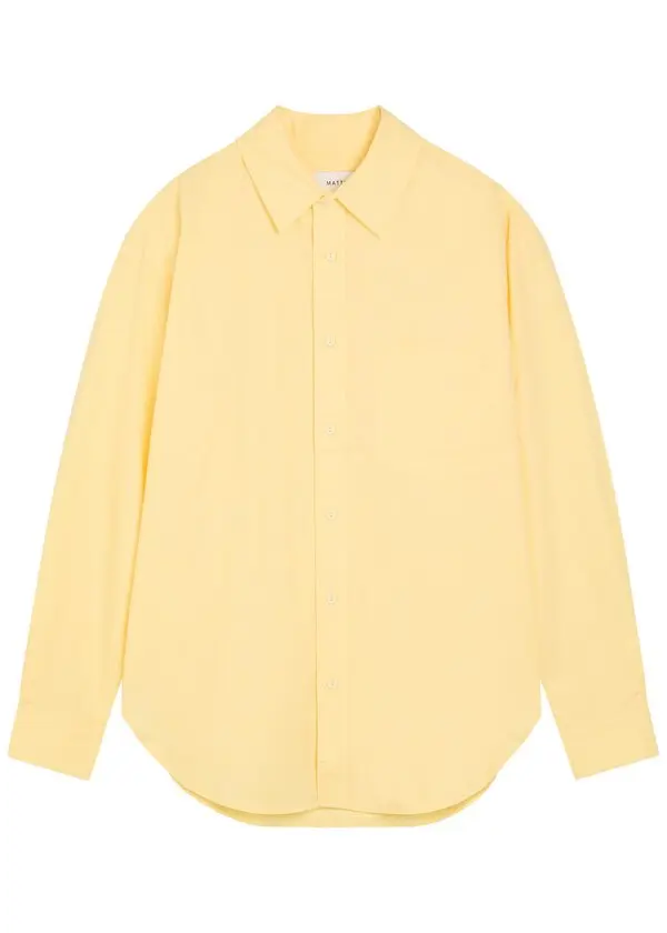 Matteau Cotton-poplin Shirt - Yellow