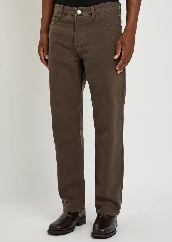 FRAME Relaxed Straight-leg Jeans