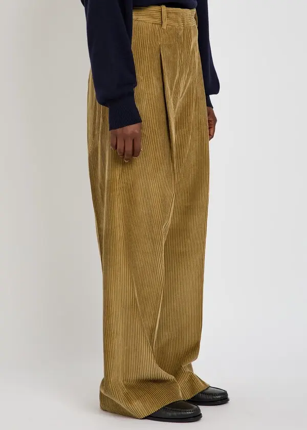 RÓHE Wide-leg Corduroy Trousers