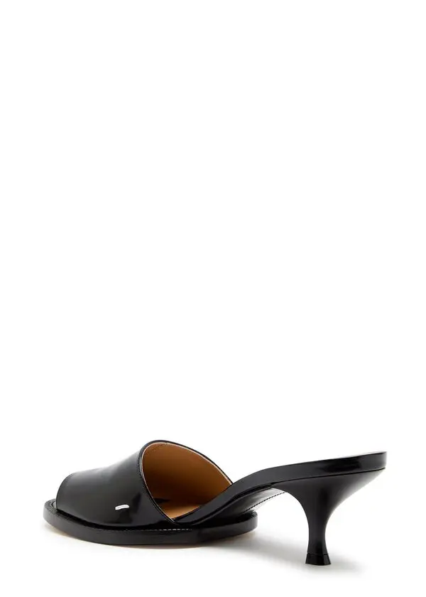 MAISON MARGIELA Tabi City Evening 55 Glossed Leather Mules
