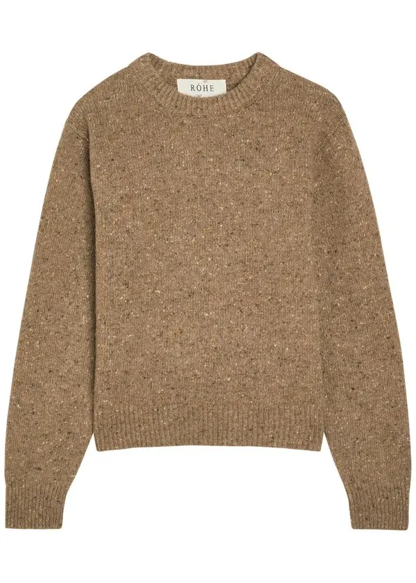 RÓHE Mouliné-knit Wool-blend Jumper