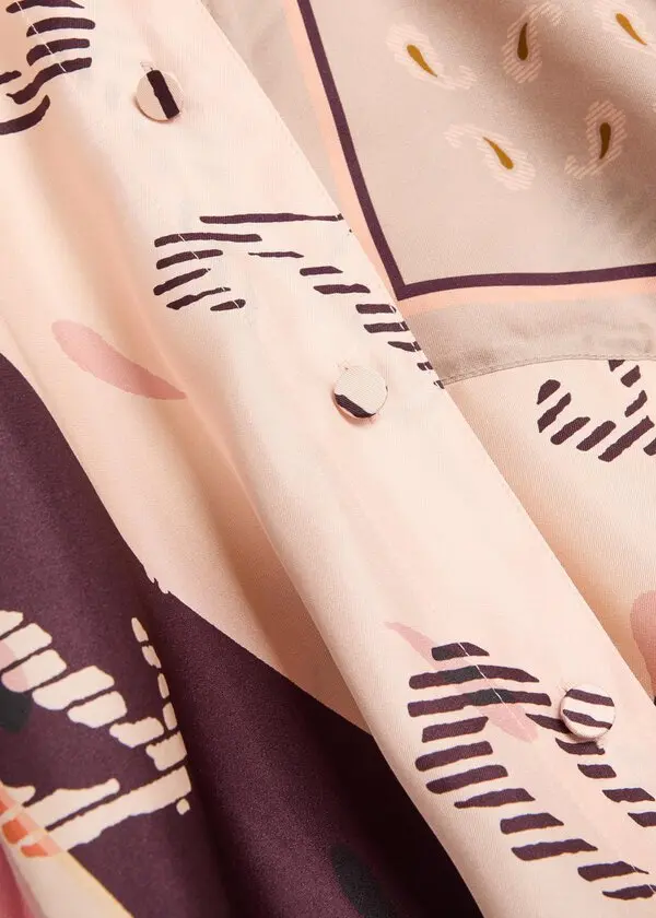 OTZIO Tzĭo Cecilia Printed Silk Shirt - Multicoloured