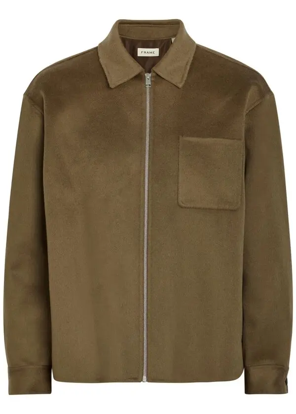 FRAME Wool Jacket - Taupe