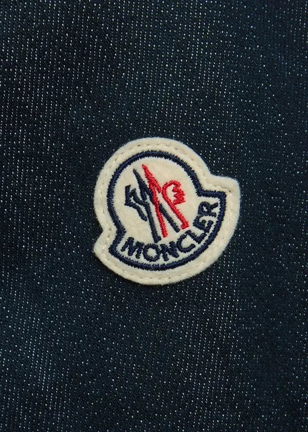 Moncler Haderu Denim Overshirt - Dark Blue