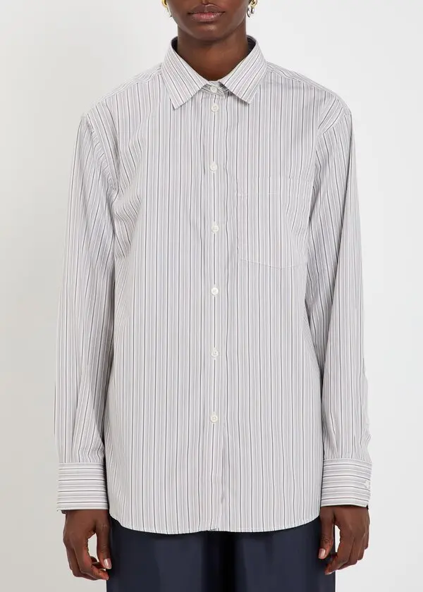 RÓHE Striped Cotton Shirt