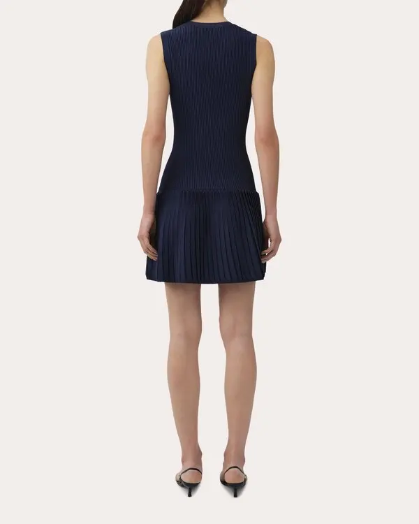 Simkhai Levie Knit Drop-waist Mini Dress