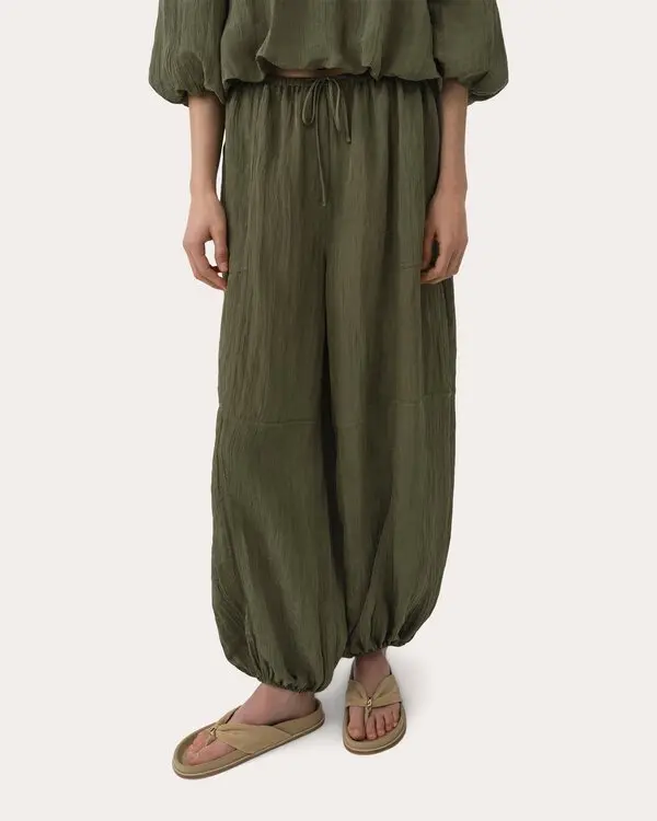 Simkhai Freya Crinkled Parachute Pants
