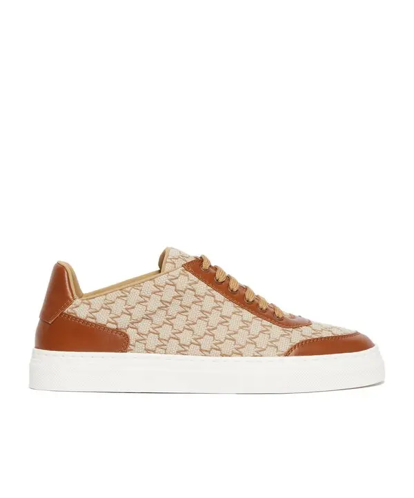 Max Mara Jacquard-knit Monogram Sneakers
