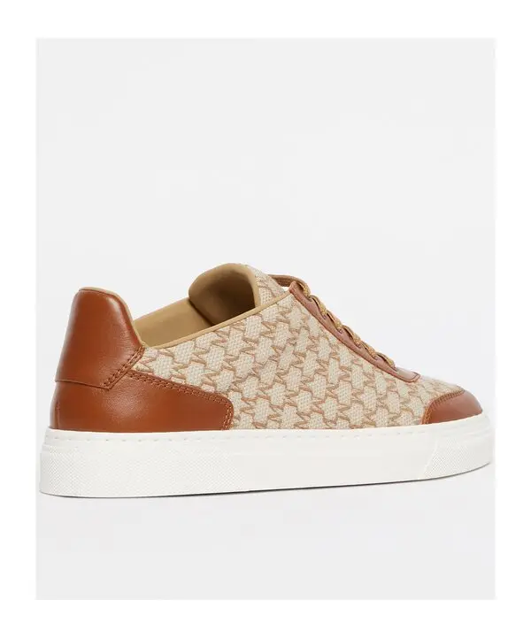 Max Mara Jacquard-knit Monogram Sneakers